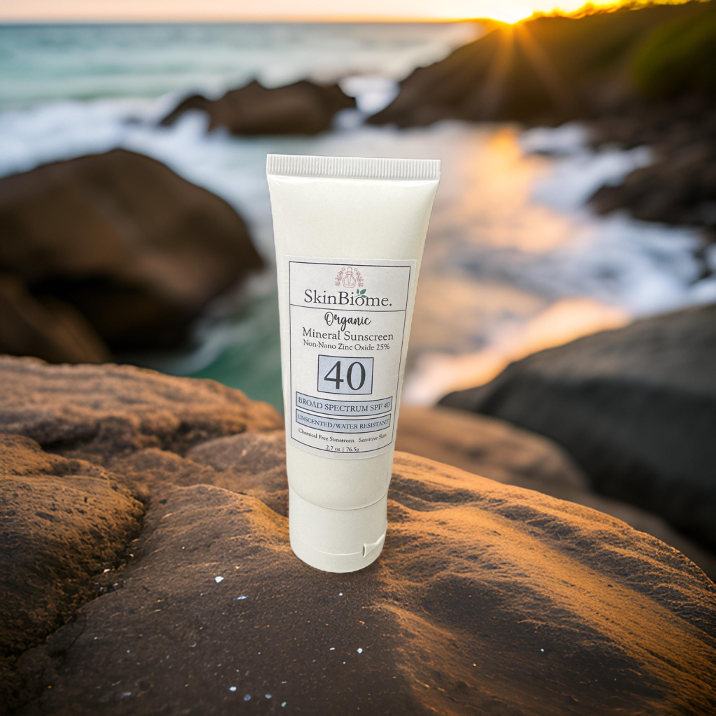 Mineral Sunscreen 40 SPF (Non-Nano Zinc Oxide) - SkinBiome.