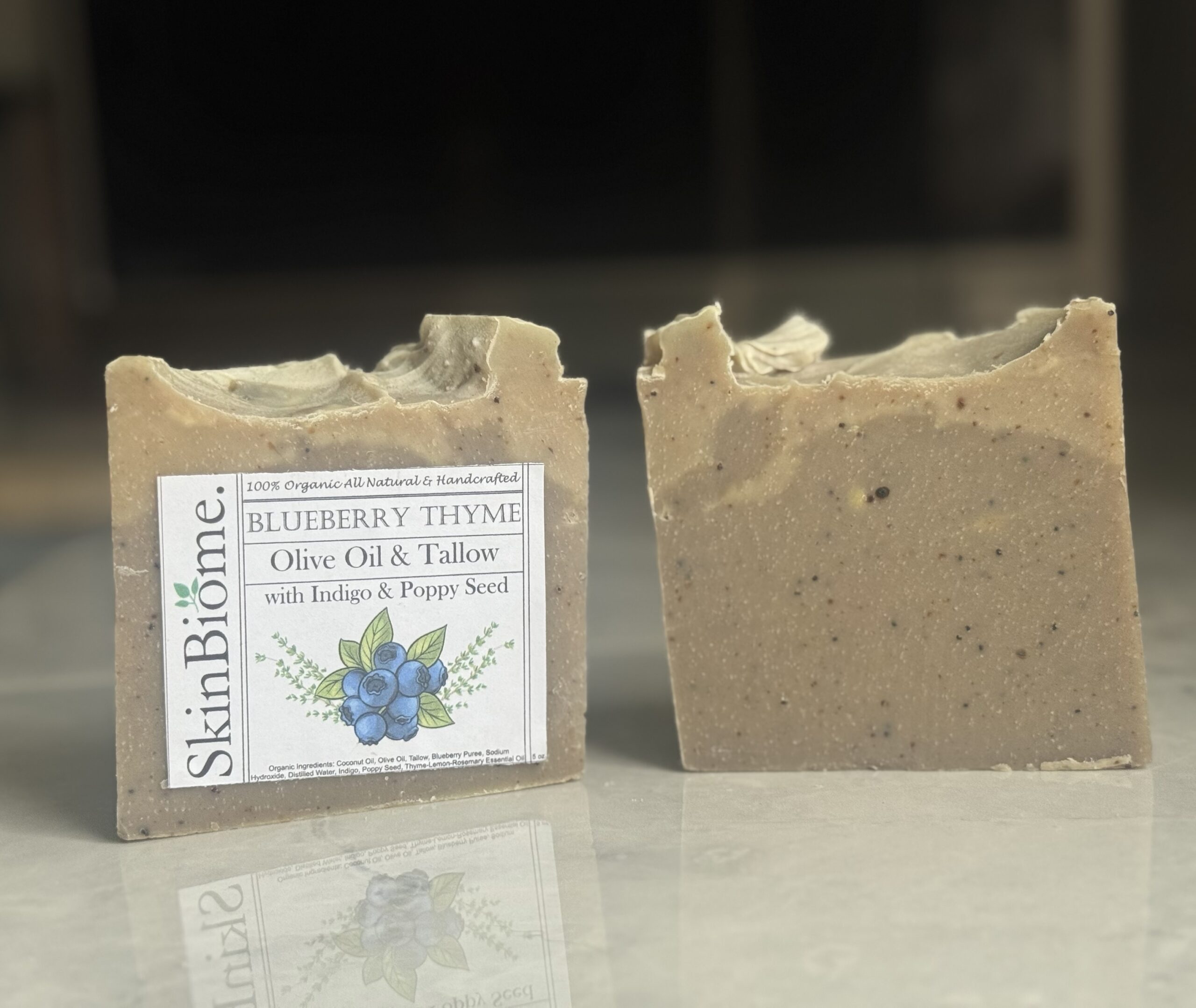 Blueberry & Thyme Soap Bar - SkinBiome.